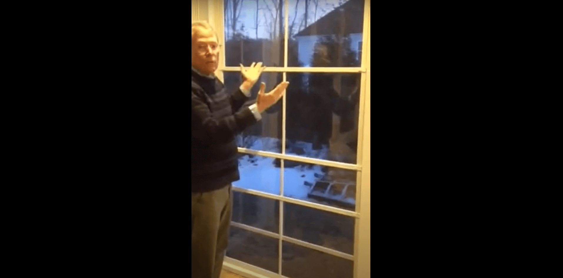 Demonstration of Eze-Breeze porch window system with 4-track windows ...
